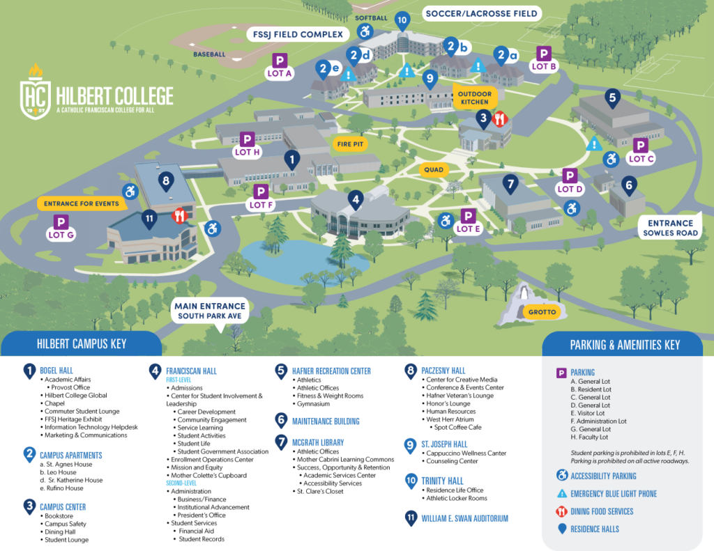Campus Map - Hilbert College